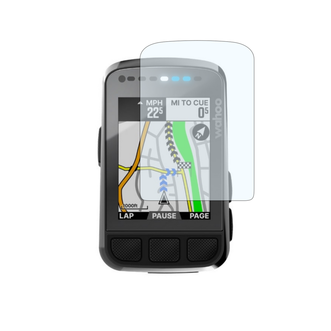 Wahoo Elemnt Bolt V2 Screen Protector by Cyclistick