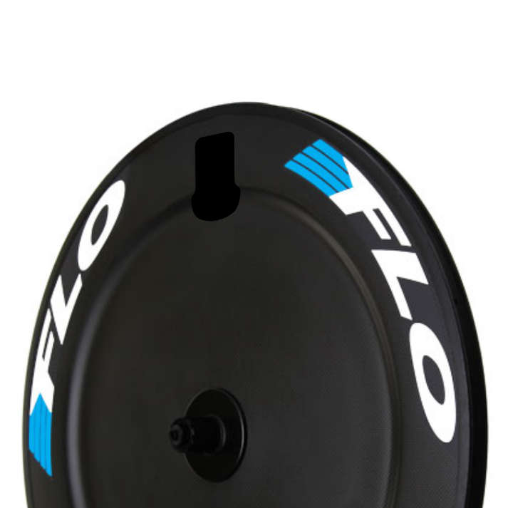 FLO Disc Wheel Valve Covers Hole Stickers by Cyclistick