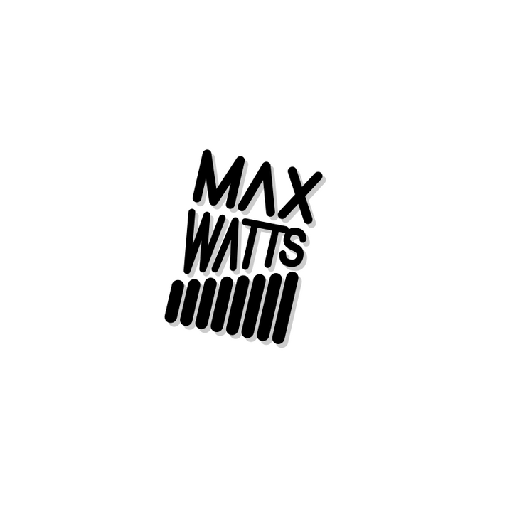 Max Watts Top Tube Sticker UK by Cyclistick